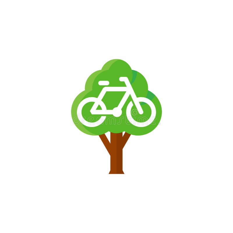 Nature Eco Bike Cycle Icon Logo Design Element Stock Vector ...