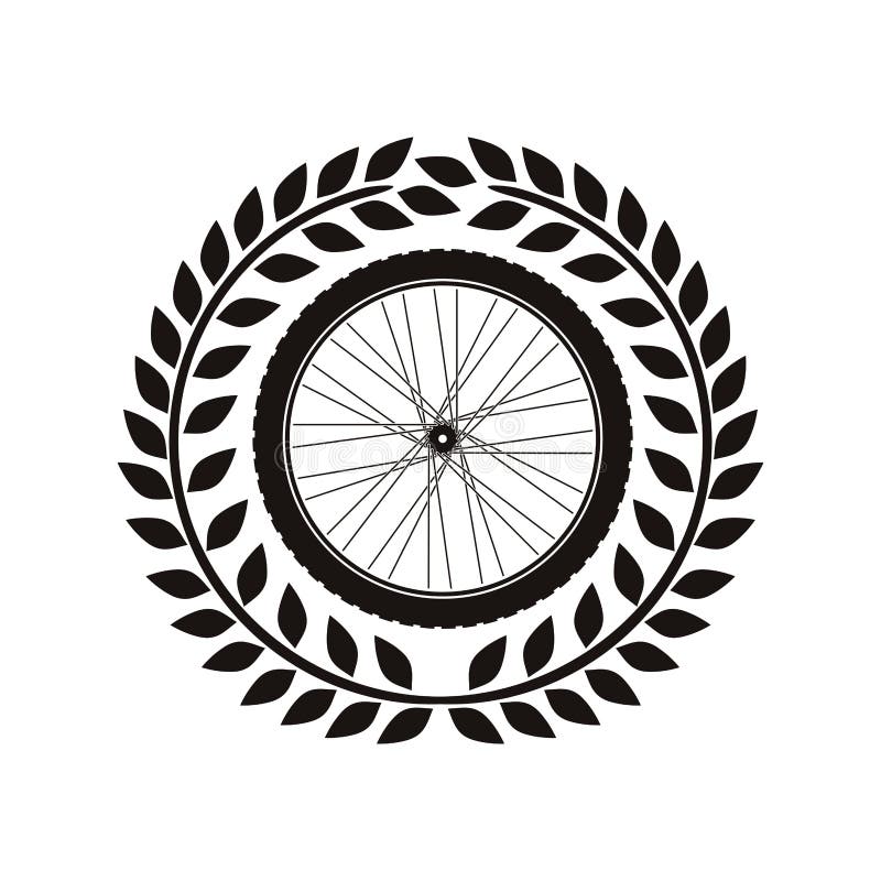Bike wheel tire stock vector. Illustration of safe, steel - 84741430