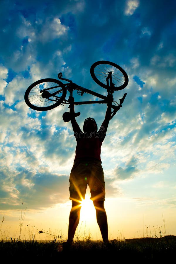 Biker stock photo. Image of bike, adventure, cyclist - 26884582