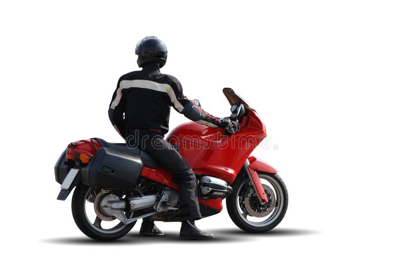 Biker stock image. Image of touring, disc, helmet, motorcycle - 6989063