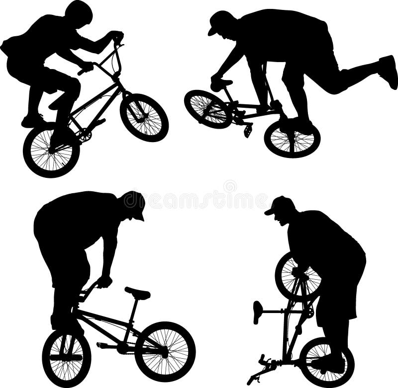 Bmx Bike Clip Art Stock Illustrations – 168 Bmx Bike Clip Art Stock ...
