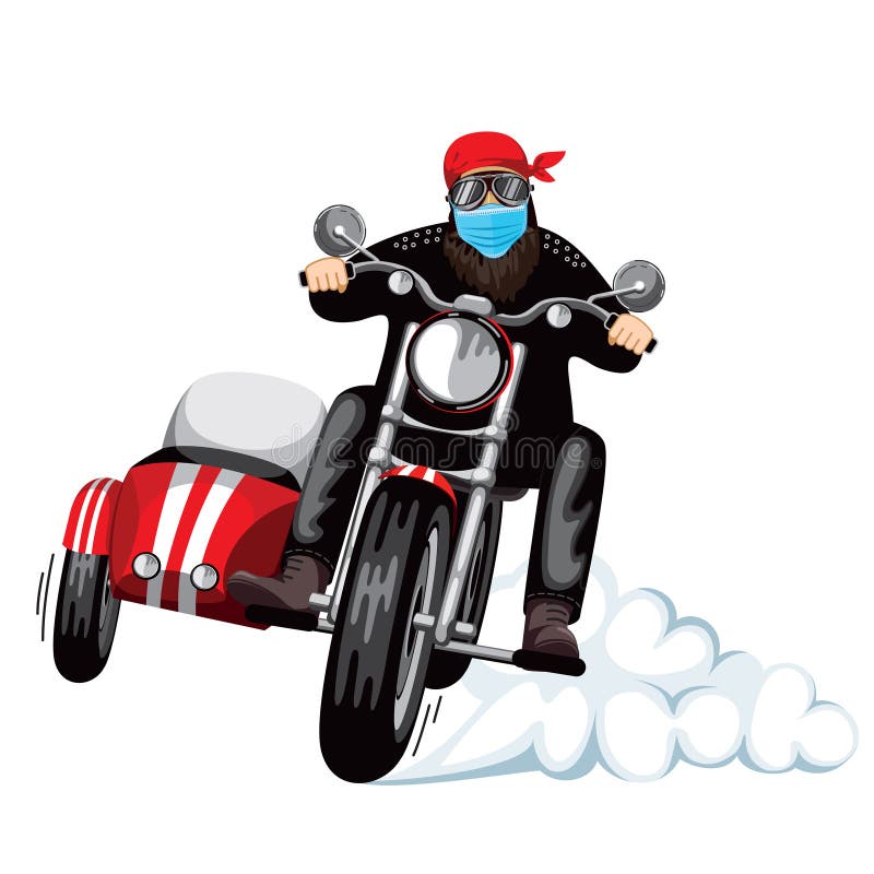 Motorcycle With Sidecar Clip Art