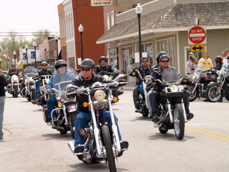 Biker Charity Run editorial photography. Image of bike - 5024047