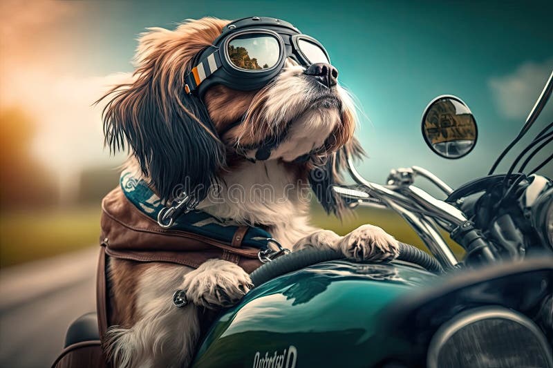 Pictures Of Dogs Riding Motorcycles at Greg Booth blog