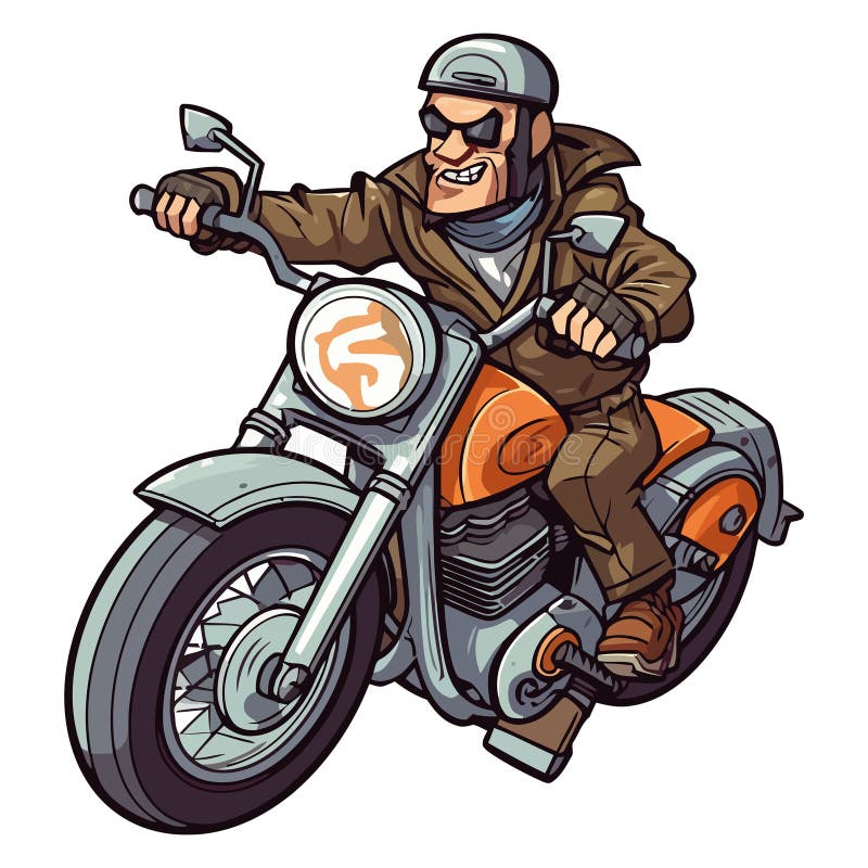 Biker Driving a Motorcycle Rides Along the Asphalt Road. First-person ...