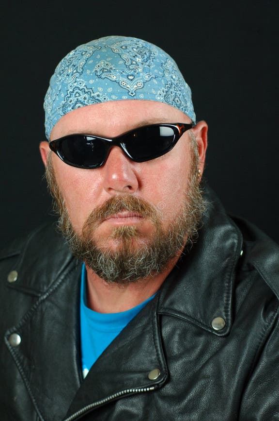 Biker Dude stock image. Image of beard, manly, potent - 1185839