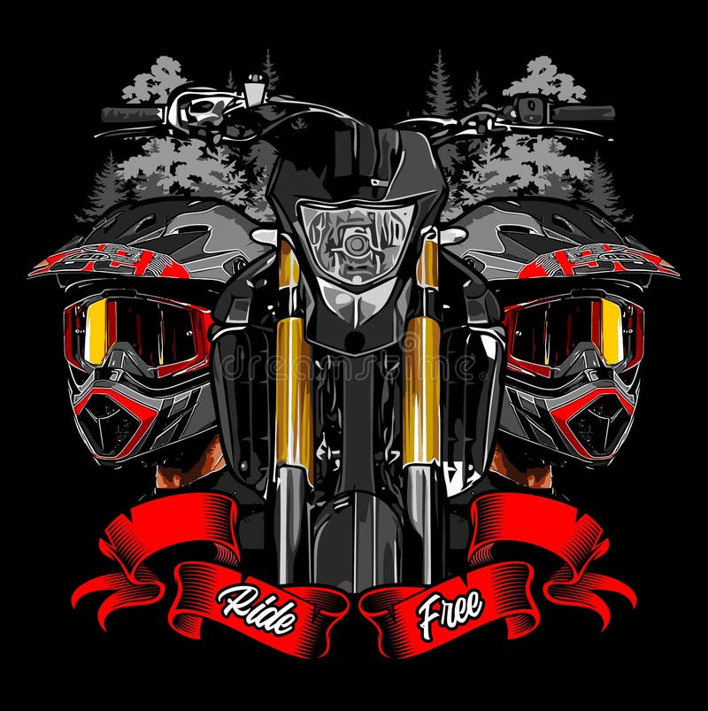 Biker for graphic design stock vector. Illustration of vector - 264378030