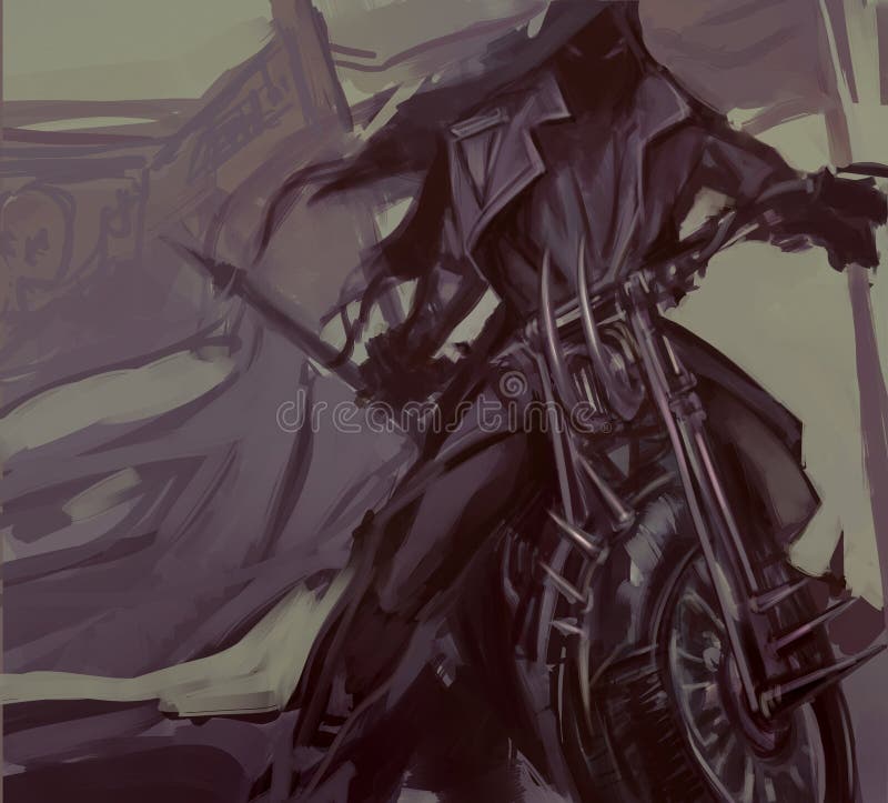 Biker. Cool Guy with a Beard . Stock Vector - Illustration of hipster ...