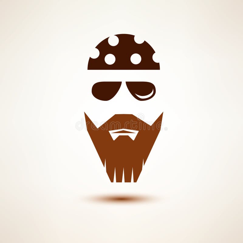 Biker or Rocker Vector Symbol Stock Vector - Illustration of icon ...