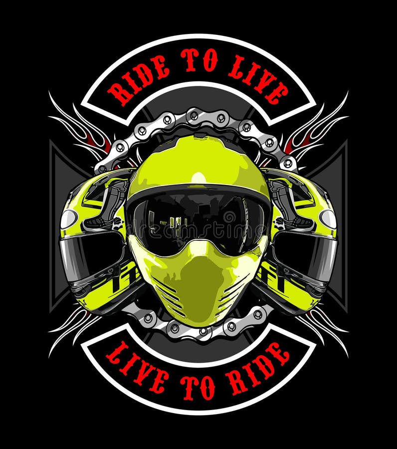 Biker for graphic design stock vector. Illustration of design - 264457467