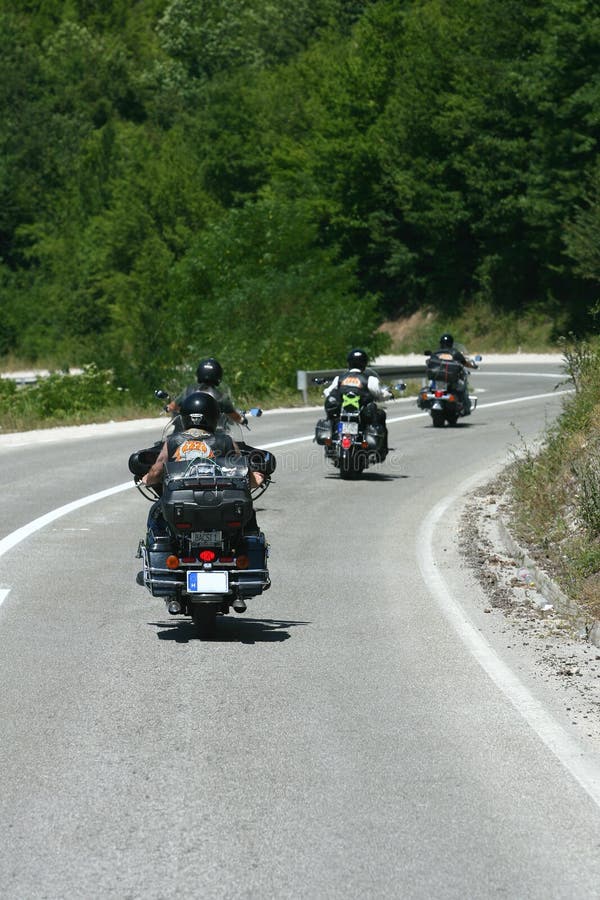 Bikers Motorcycles Chopper Ride Editorial Photo - Illustration of ...