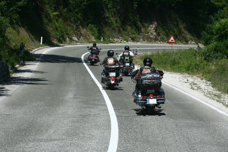 Bikers Motorcycles Chopper Ride Editorial Stock Image - Illustration of ...