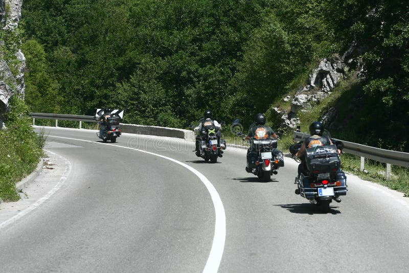 Bikers Motorcycles Chopper Ride Editorial Stock Image - Illustration of ...