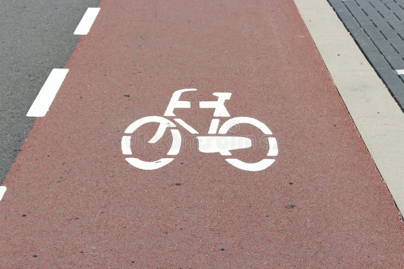 Bikeway stock photo. Image of asphalt, track, holland - 243944582