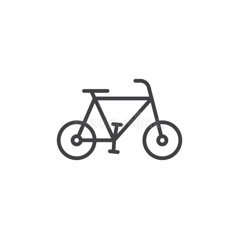 Biking Icon Set. Simple Bicycle Vector Symbol. Cycle Web Sign in Black ...