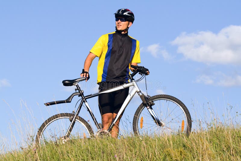 Biking man stock image. Image of stunt, biker, extreme - 3591987