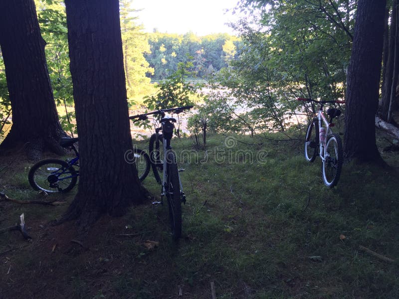 Biking Rest area stock image. Image of area, mountain - 78211003