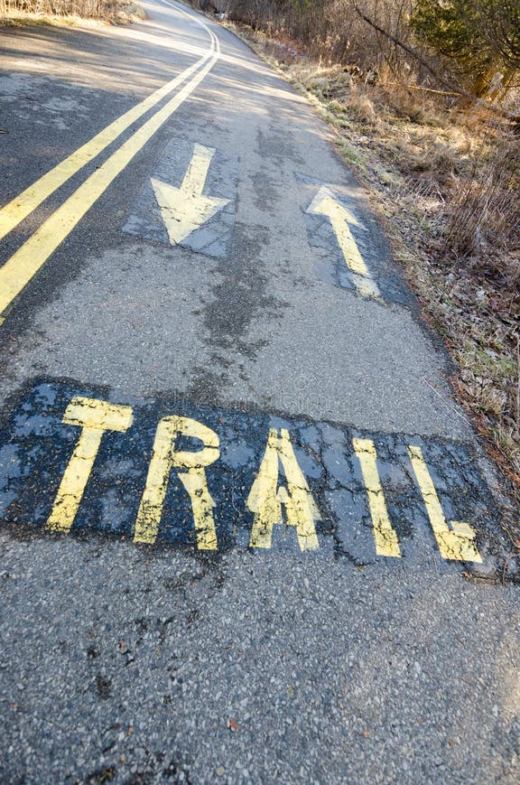 Biking Trail stock photo. Image of texture, lane, route - 67056788