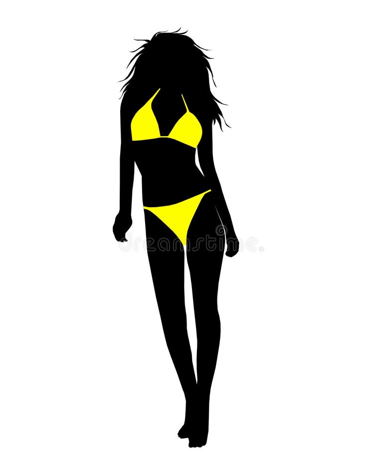 Yellow Bikini Girl Stock Illustrations – 1,753 Yellow Bikini Girl Stock ...