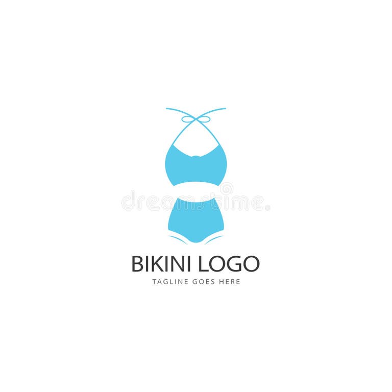 Bikini Logo Vector Template. Swimsuit Logo Design Vector Stock Vector ...