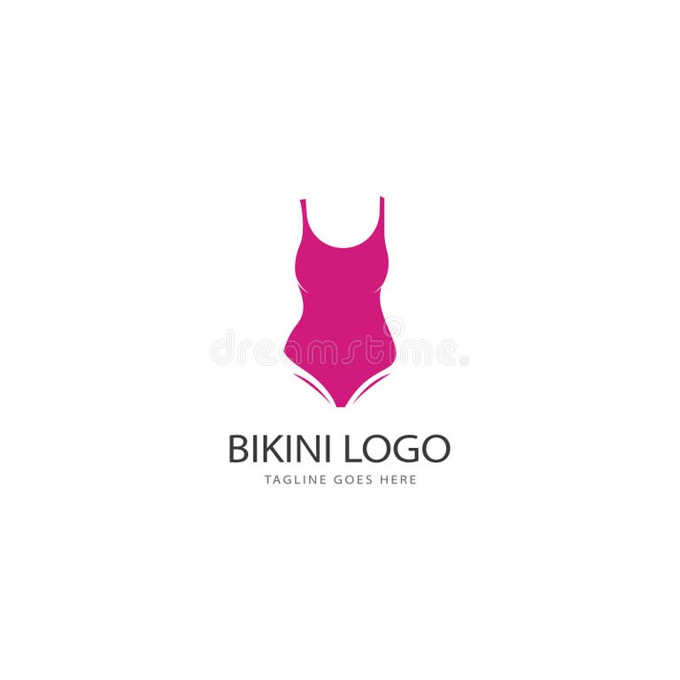 Bikini Logo Vector Template. Swimsuit Logo Design Vector Stock Vector ...