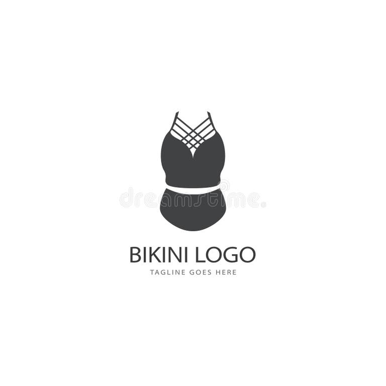 Bikini Logo Vector Template. Swimsuit Logo Design Vector Stock Vector ...