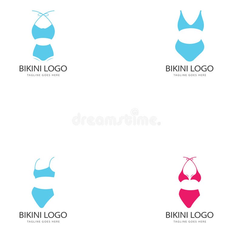 Bikini Logo Vector Template. Swimsuit Logo Design Vector Stock Vector ...
