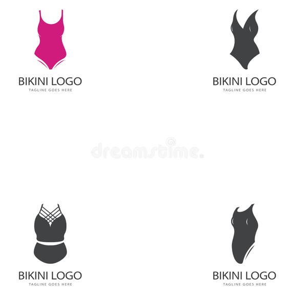 Bikini Logo Vector Template. Swimsuit Logo Design Vector Stock Vector ...