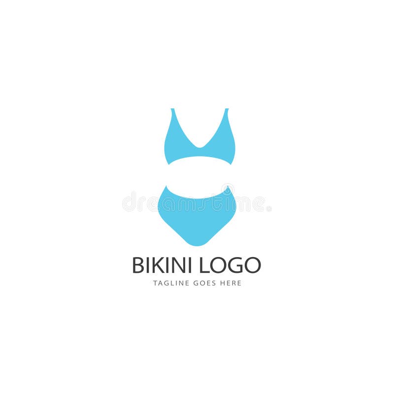 Bikini Logo Vector Template. Swimsuit Logo Design Vector Stock Vector ...