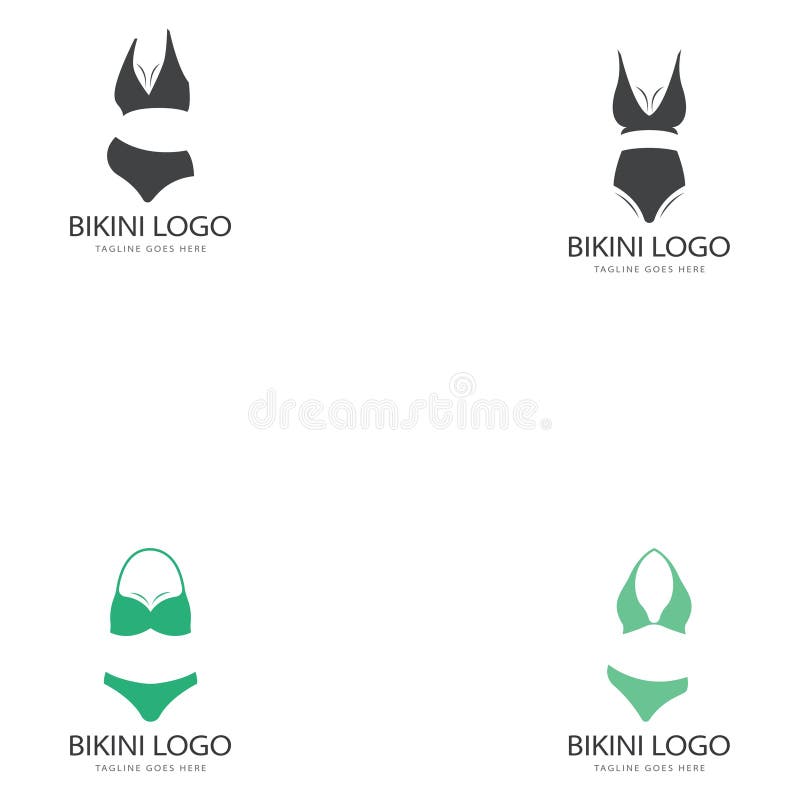 Bikini Logo Vector Template. Swimsuit Logo Design Vector Stock Vector ...