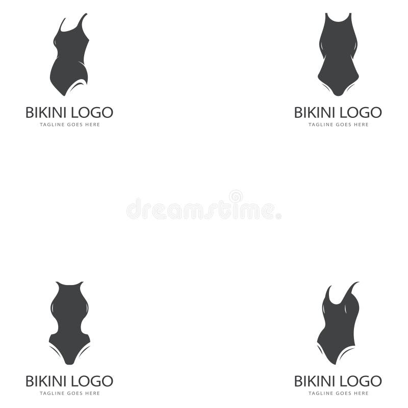 Bikini Logo Vector Template. Swimsuit Logo Design Vector Stock Vector ...