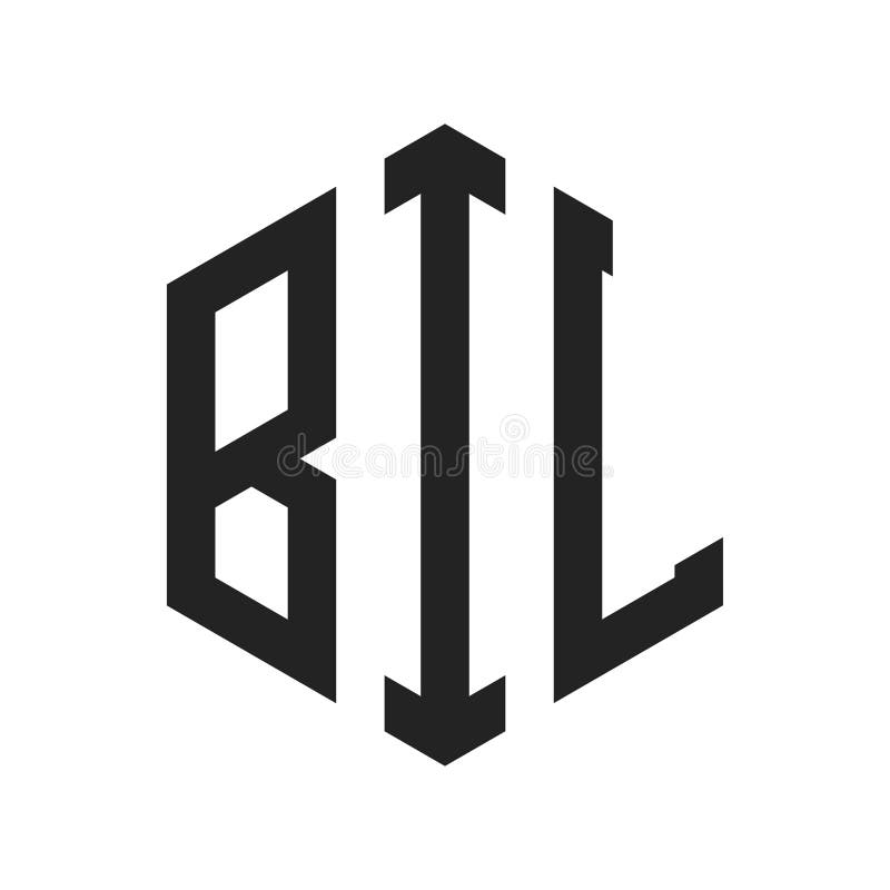 BIL Logo Design. Initial Letter BIL Monogram Logo Using Hexagon Shape ...
