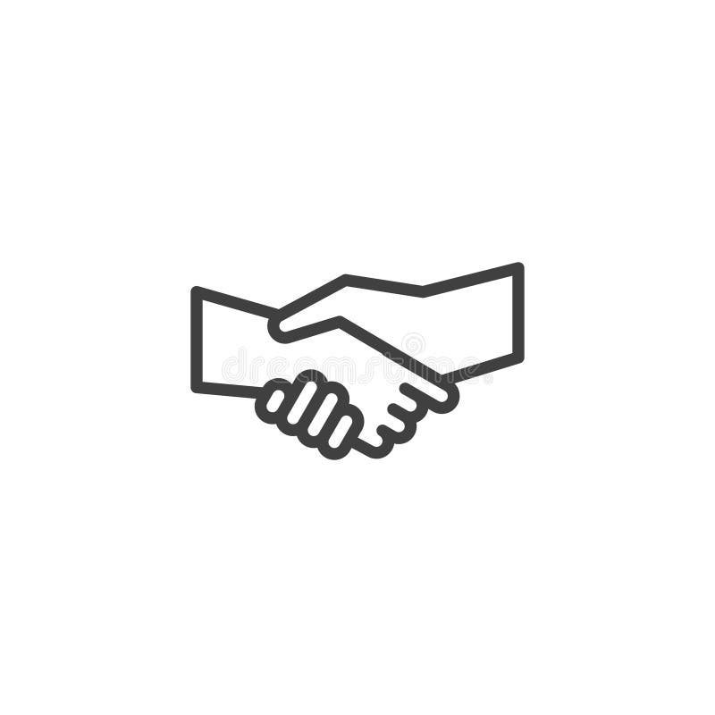 Bilateral Agreement Line Icon Stock Illustration - Illustration of ...