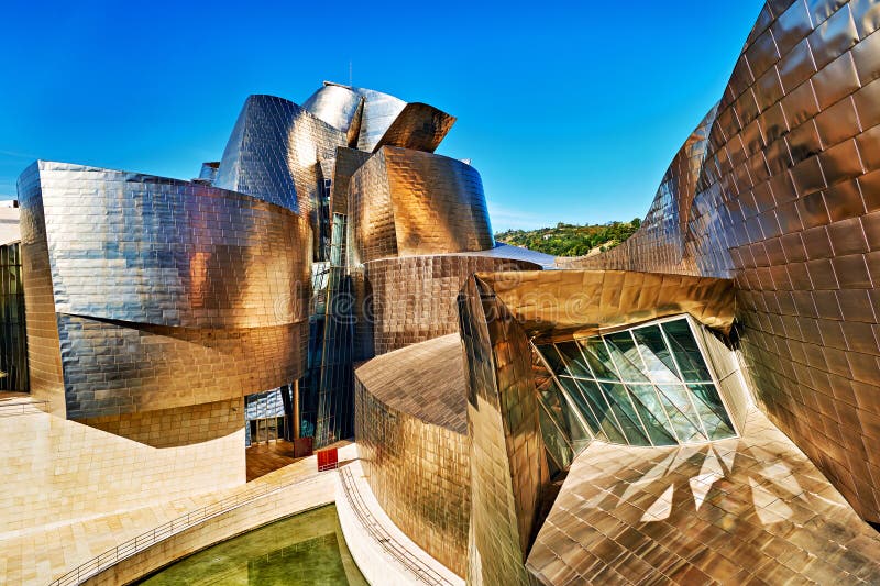 Bilbao Biscay Spain. Guggenheim Museum Editorial Photo - Image of ...