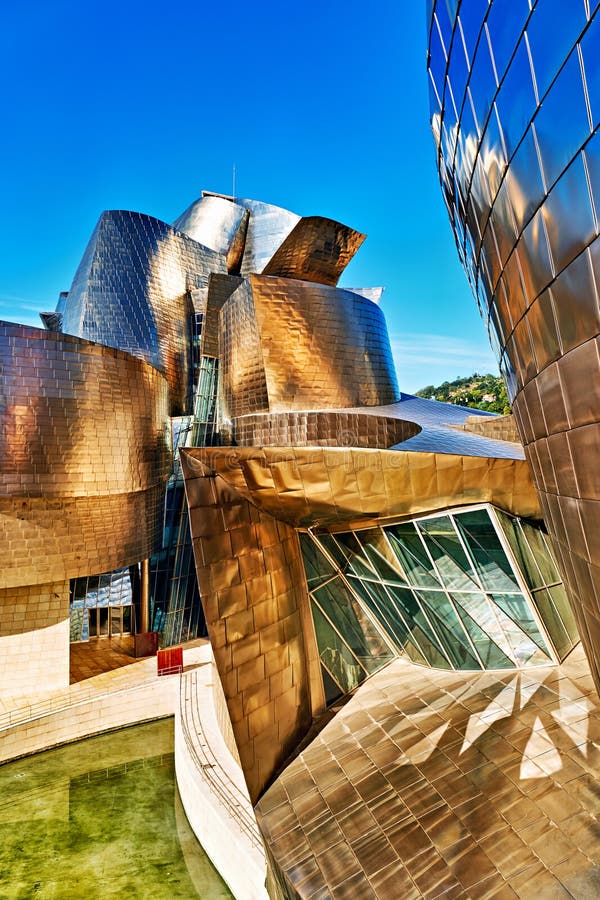 Bilbao Biscay Spain. Guggenheim Museum Editorial Stock Image - Image of ...