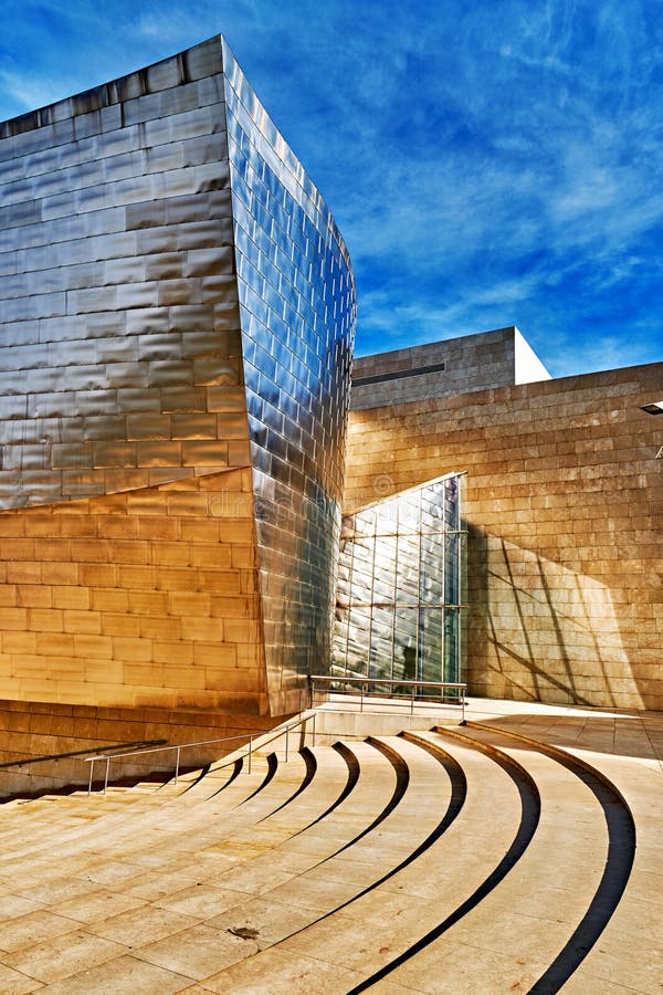 Bilbao Biscay Spain. Guggenheim Museum Editorial Photo - Image of ...