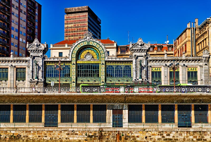 Bilbao Biscay Spain. the Railway Station Editorial Stock Photo - Image ...