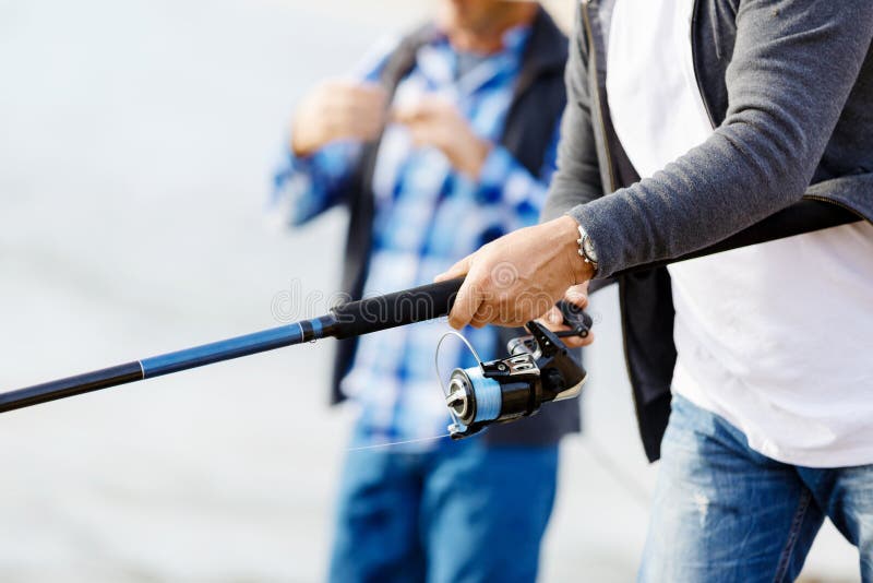 Bild des Fischers stockbild. Bild von stille, entspannen - 101322073