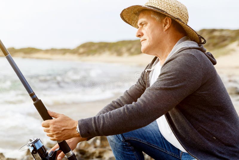 Bild des Fischers stockbild. Bild von nave, sonnig, freundlich - 99796687