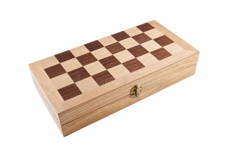 Schachkasten. stockbild. Bild von makro, logik, braun - 17435957
