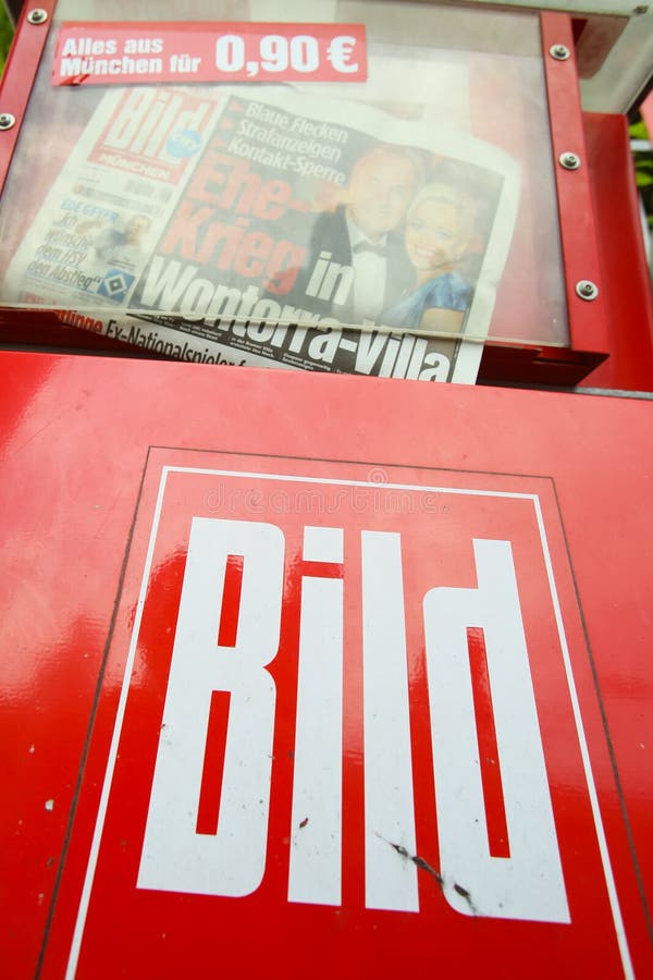 Bild newspapers editorial photo. Image of media, newspaper - 92894316