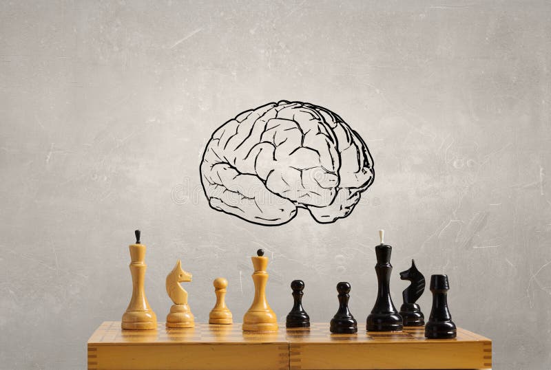 Bilden Sie Ihren Verstand Aus Gemischte Medien Stockbild - Bild von ...