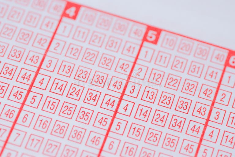 Bilhete da lotaria foto de stock. Imagem de horizontal - 17381144