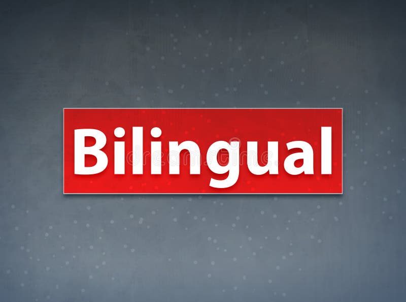 Bilingual Abstract Digital Banner Yellow Background Stock Illustration ...