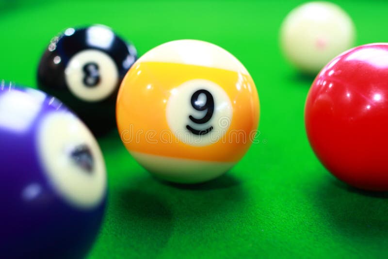De ballen van het biljart stock foto. Image of been, overwinning - 10101152