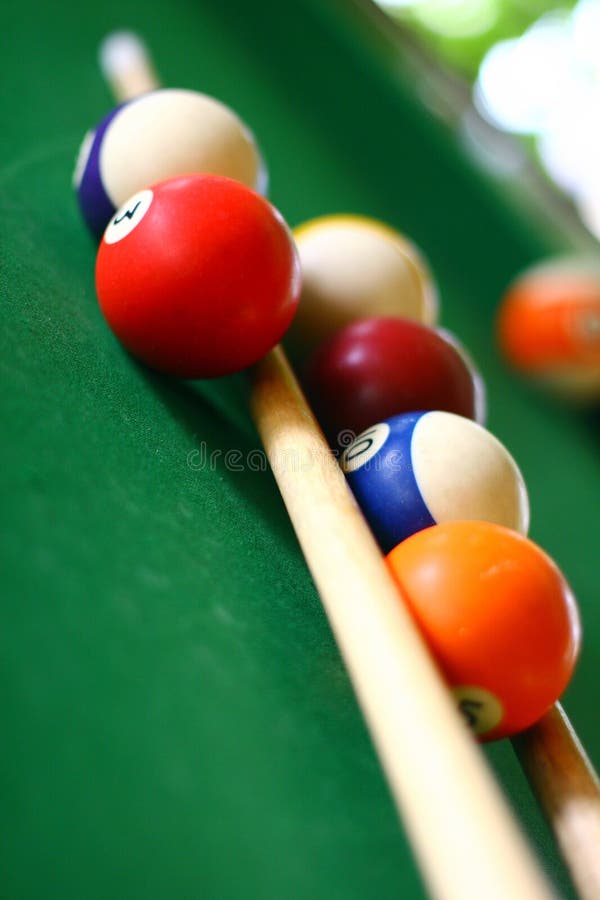 Biljart stock foto. Image of stok, gevoeld, lijst, onderbreking - 991624