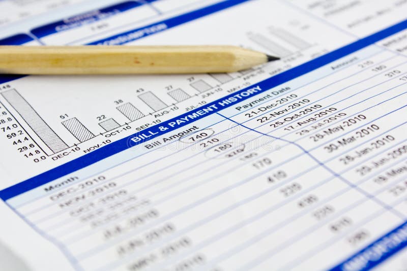 Bill stock photo. Image of pencil, payment, numbers, figures - 17964078