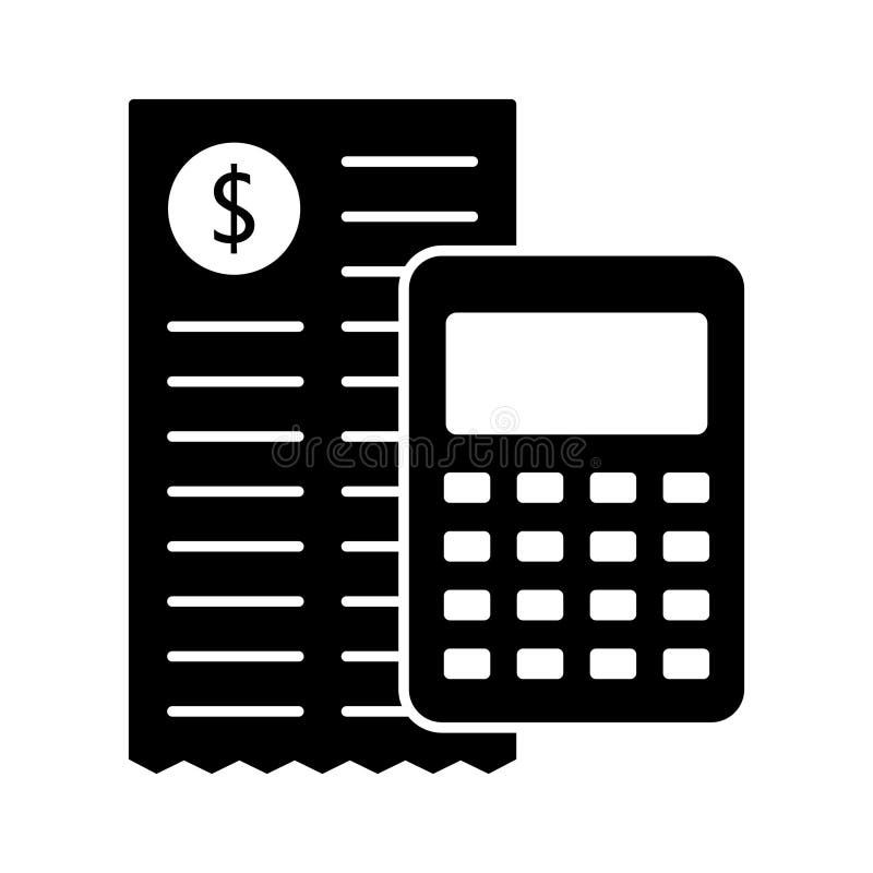 Bill Calculator Flat Vector Icon Which Can Easily Modify or Edit Stock ...
