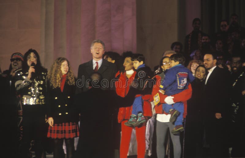Bill Clinton, 42nd President, at Inauguration Day Celebration January ...