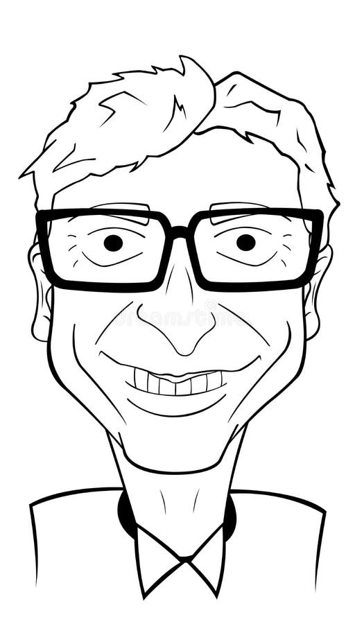 Bill Gates Cartoon Stock Illustrations – 26 Bill Gates Cartoon Stock ...